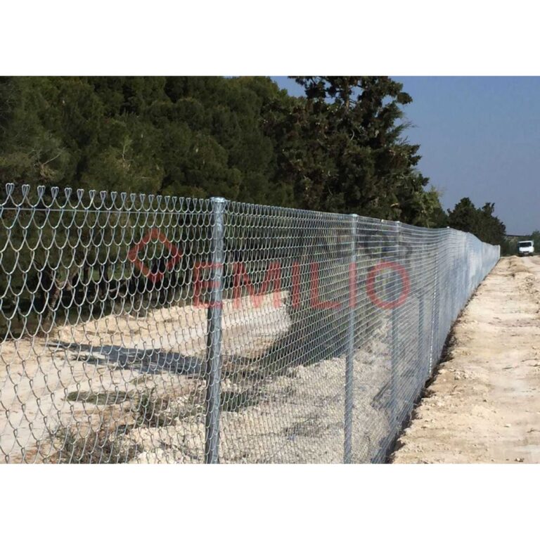 Poste metálico galvanizado para cercados - Enrejados Emilio